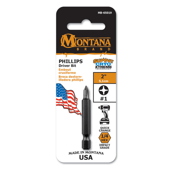 2 inch Driver Bit - Montana Brand Tools – Made in USA